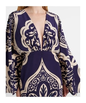 Johanna Ortiz Sequined Printed Silk Maxi Dress