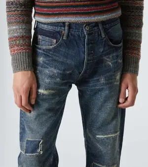 Junya Watanabe X New Manual Straight-leg Denim Trousers