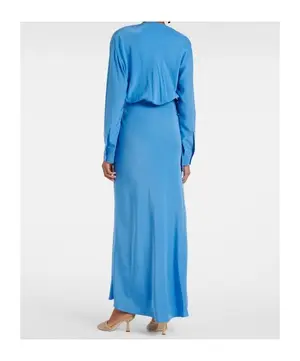 Christopher Esber Cutout Silk Maxi Dress