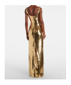 Monique Lhuillier Sequined Gown