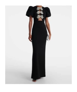 Rebecca Vallance Violetta Bow-detail Gown