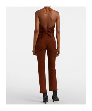 Stouls Halterneck Suede Top