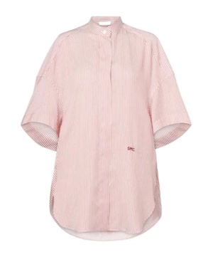 Stella McCartney Striped Silk Shirt - Pink