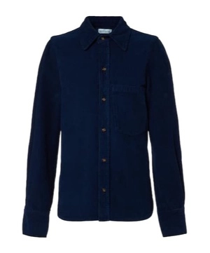 Victoria Beckham Cotton Corduroy Shirt - Black