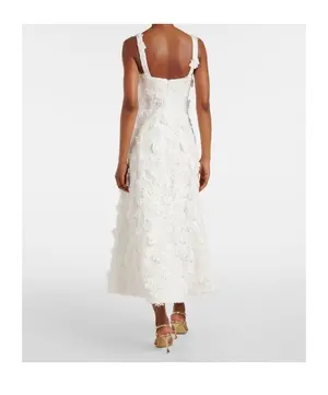 LEO Odette Floral-appliqué Lace Cocktail Dress