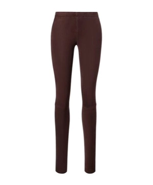 Stouls Mid-rise Suede Leggings - Black