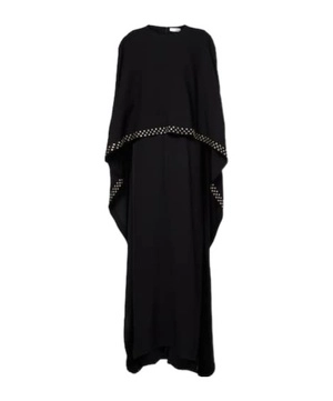 Stella McCartney Embellished Caped Maxi Dress - Black