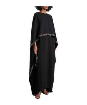 Stella McCartney Embellished Caped Maxi Dress