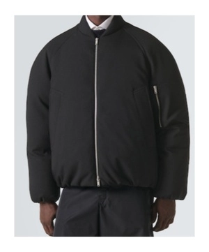 JIL SANDER Oversized Gabardine Down Jacket