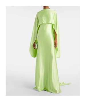 ROKSANDA Caped Satin Gown