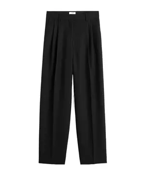 TOTEME Double-pleat Tailored Trousers - Black