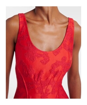 EMILIA WICKSTEAD Labrina Jacquard Bouclé Midi Dress