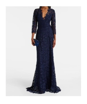 Monique Lhuillier Lace Gown
