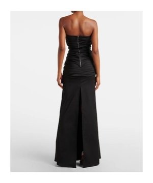 Maticevski Intoxicate Ruched Strapless Gown