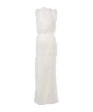 Maticevski Alabaster Silk-blend Gown - White