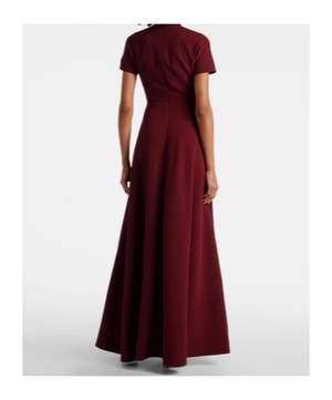 EMILIA WICKSTEAD Malinda Crêpe Gown - Brown