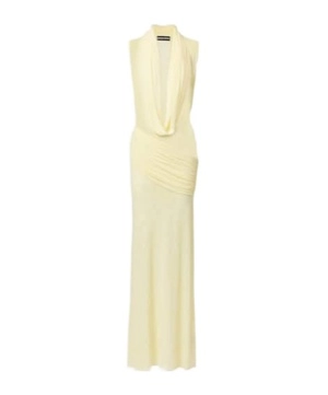 David Koma Semi-sheer Gown - Nude