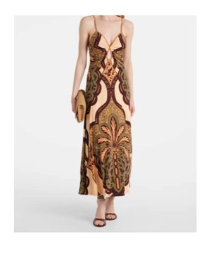 Johanna Ortiz Printed Jersey Midi Dress