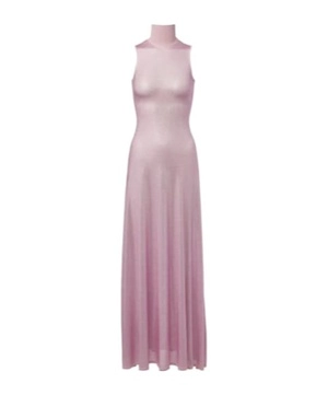 David Koma Ruched Sequined Maxi Dress - Pink