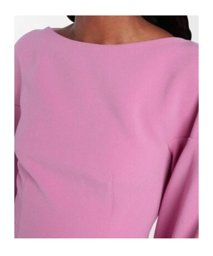 ROKSANDA Garance Balloon Sleeve Crepe Gown - Pink