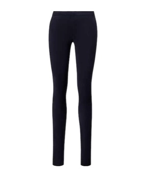 Stouls Mid-rise Suede Leggings - Black