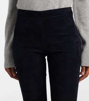 Stouls Mid-rise Suede Leggings