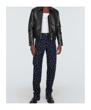 LANVIN Studded Straight Jeans