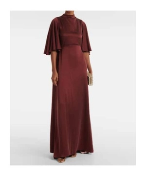 ROKSANDA Kalydria Caped Silk Gown