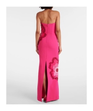 Rebecca Vallance Layana Embellished Strapless Gown