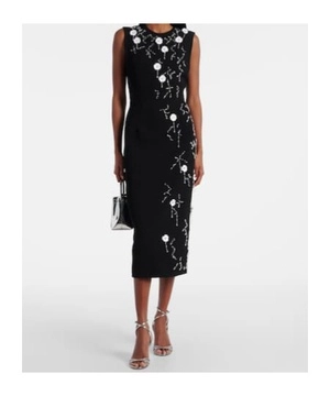 EMILIA WICKSTEAD Cappia Embellished Midi Dress