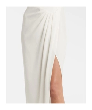 Alex Perry Asymmetric Draped Crepe Gown