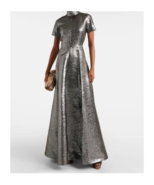EMILIA WICKSTEAD Malinda Jacquard Gown - Black