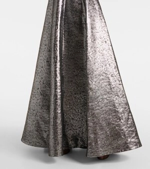 EMILIA WICKSTEAD Malinda Jacquard Gown - Black
