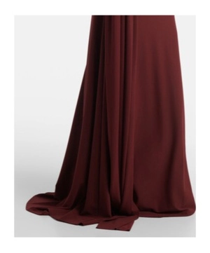Alex Perry Draped Crepe Jersey Gown