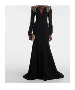 Jenny Packham Mercury Embellished Gown