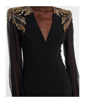 Jenny Packham Mercury Embellished Gown