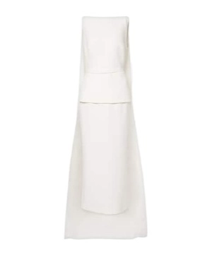 SAFIYAA LONDON Cemile Midi Dress - White
