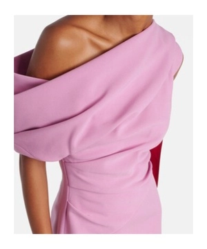 ROKSANDA Maite Caped Draped Midi Dress