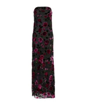 RODARTE Velvet Devoré Gown - Black