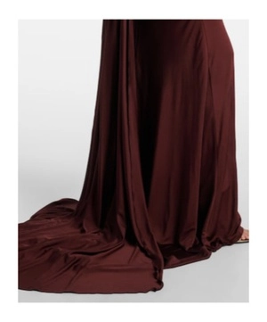 David Koma Gathered Jersey Gown