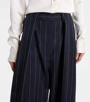 Stella McCartney Pinstripe Wool Tapered Pants