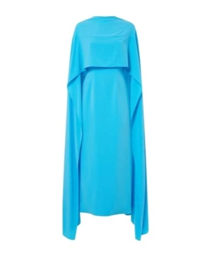 ROKSANDA Elina Caped Midi Dress - Blue
