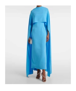 ROKSANDA Elina Caped Midi Dress