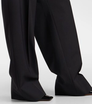 Stella McCartney High-rise Wool Wide-leg Tailored Trousers