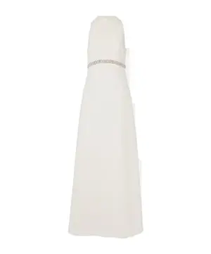 SAFIYAA LONDON Joules Embellished Gown - White