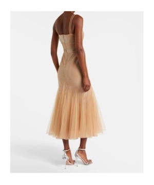 David Koma Sequined Tulle Gown