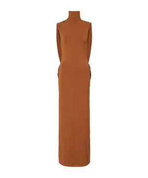 Nina Ricci Jersey Maxi Dress - Brown