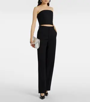 Wardrobe.NYC Straight Leg Tailored Trousers