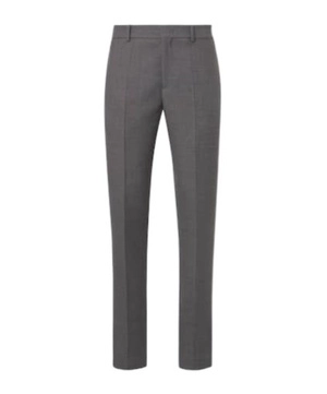 JIL SANDER Virgin Wool Tapered Pants - Black