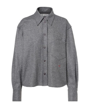 Victoria Beckham Wool And Cashmere Shirt - Gray